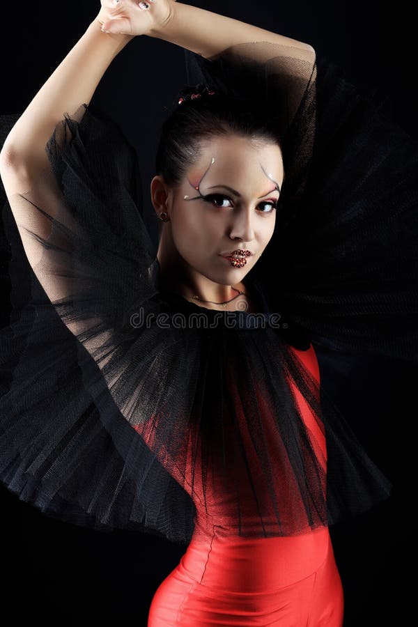 Posing dancer stock photo. Image of body, fantasy, elegance - 12258822