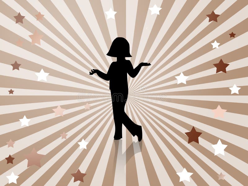 Dancing in the Moonlight stock vector. Illustration of back - 2429426