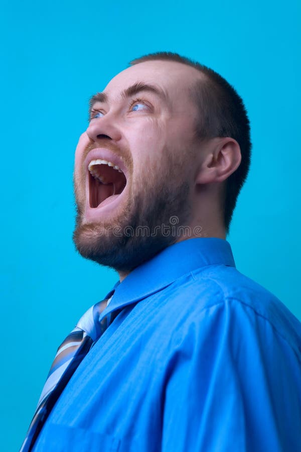 Mush man stock image. Image of hair, funny, dealer, beard - 33796309