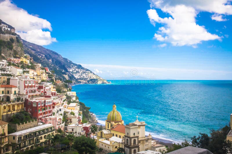 Positano, Italy stock photo. Image of panorama, positano - 67874850