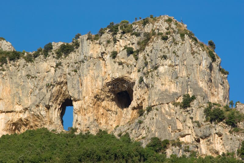 Positano Montepertuso image stock. Image du salerne, italie - 3051791