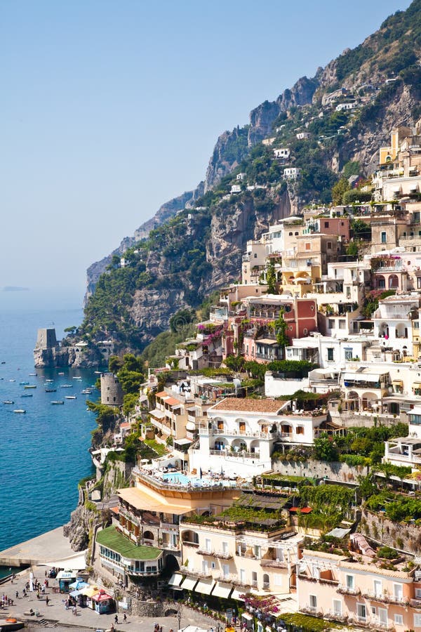 Positano view stock photo. Image of italian, panoramic - 22375538