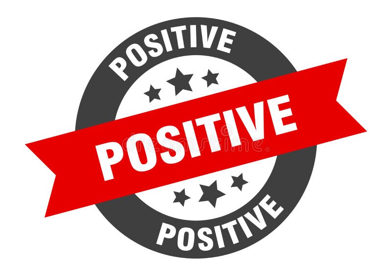 Positief teken vector illustratie. Illustratie bestaande uit ...