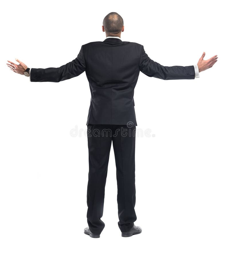 Position D'homme D'affaires D'isolement Image stock - Image du masculin ...