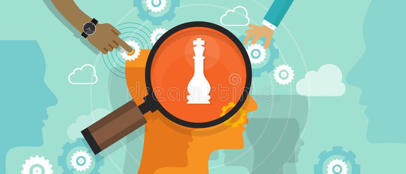 Targeting Customer Head Mind Niche Target Market Marketing Concept ...