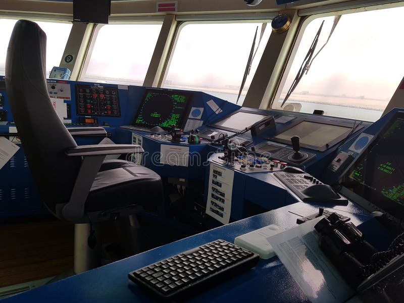 Dynamic Positioning Control Panel on a Modern Vessel. Thanks To ...