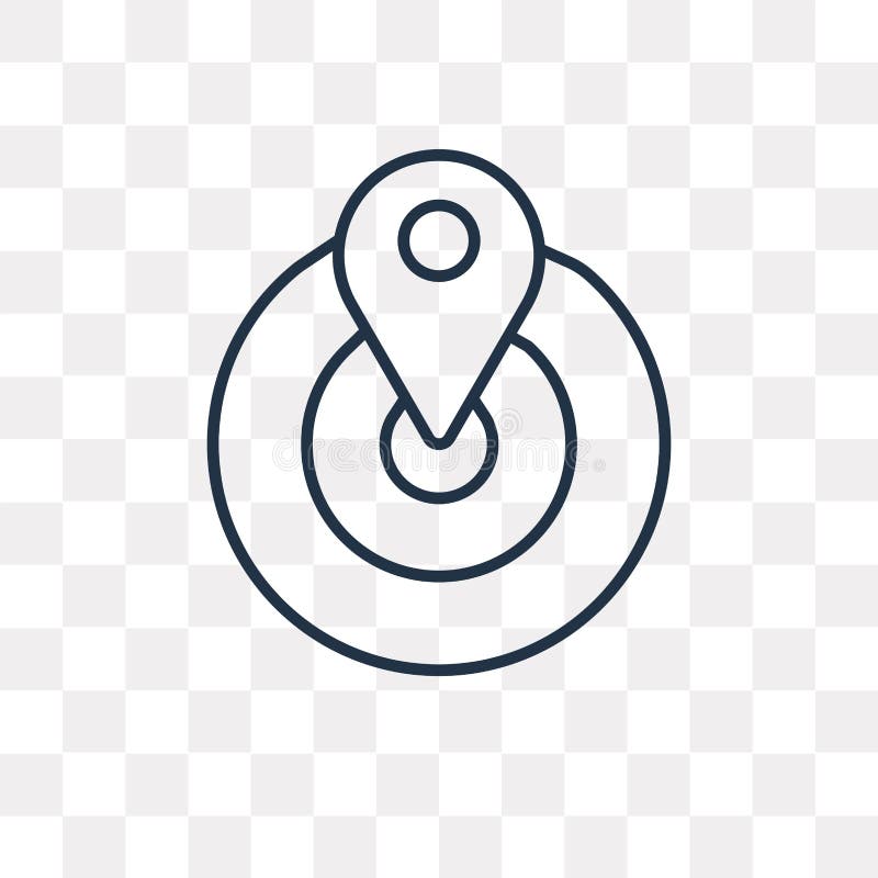 Positioning Vector Icon Isolated on Transparent Background, Positioning ...