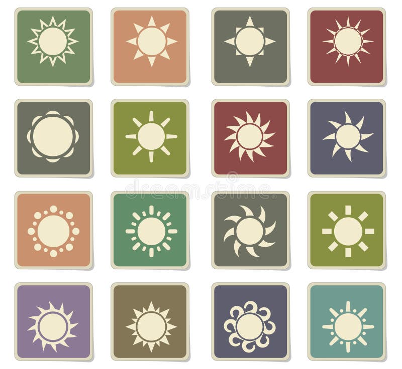 Positionnement De Graphisme De Sun Illustration Stock - Illustration du ...