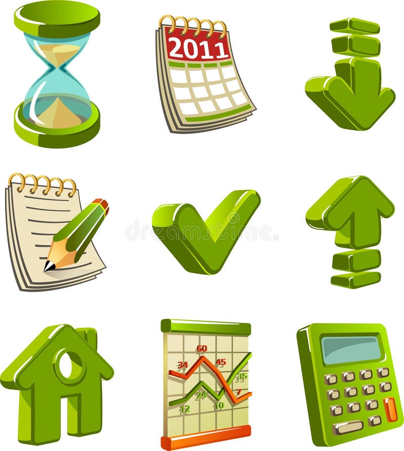 Positionnement Vert De Graphisme Illustration de Vecteur - Illustration ...