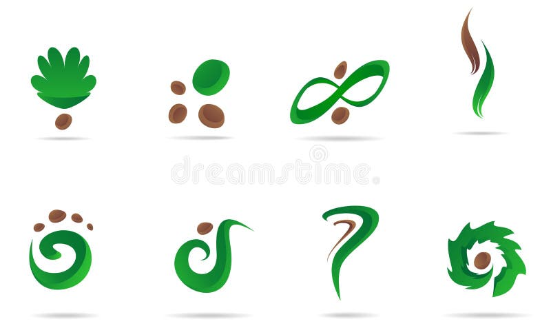 Positionnement Vert De Graphisme De Logo Illustration de Vecteur ...