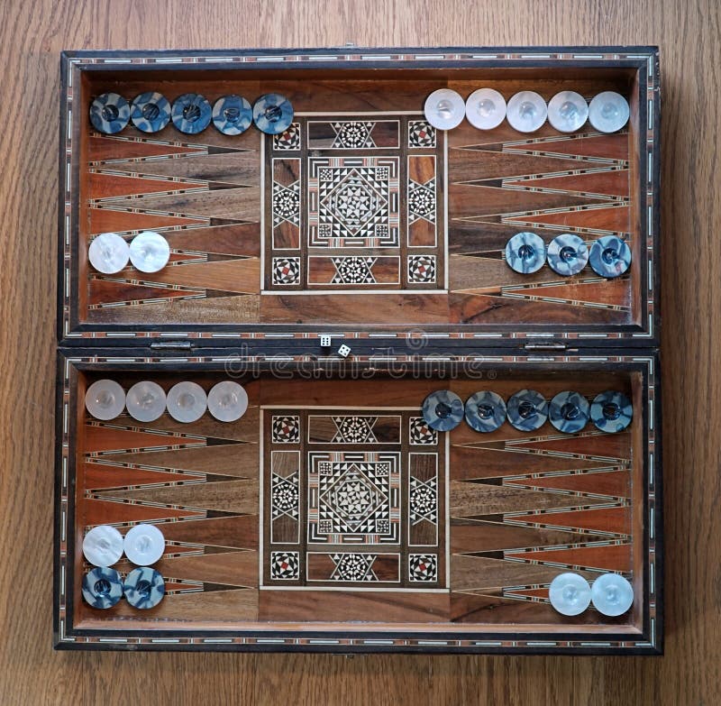 Backgammon Basic Point for Dices 3-3 C (Whites) Stock Photo - Image of ...