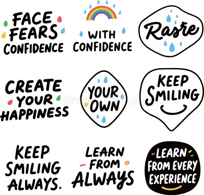 Positive - Affirmation Vector Graphics: Uplifting Quotes for a ...