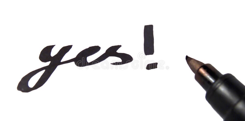 Positive answer stock image. Image of answer, individual - 6312849