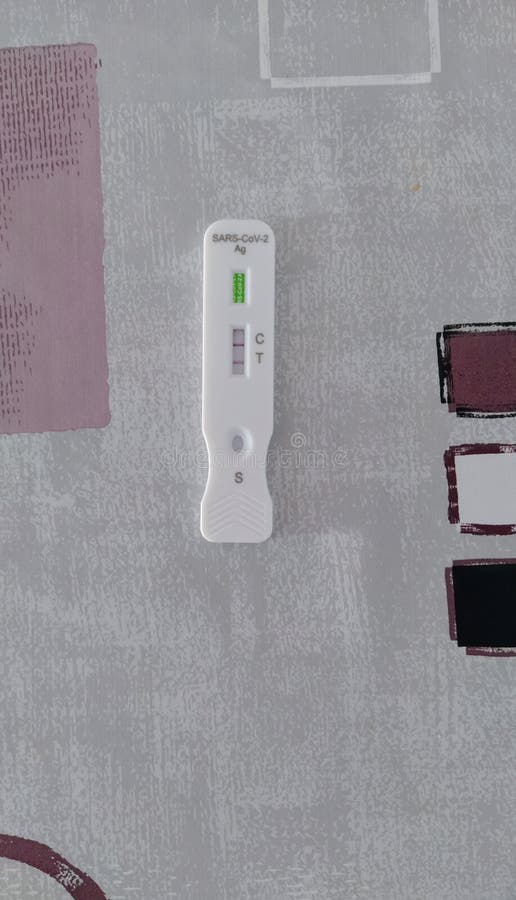 Positive Antigen Test for Covid Stock Photo - Image of spread, positive ...