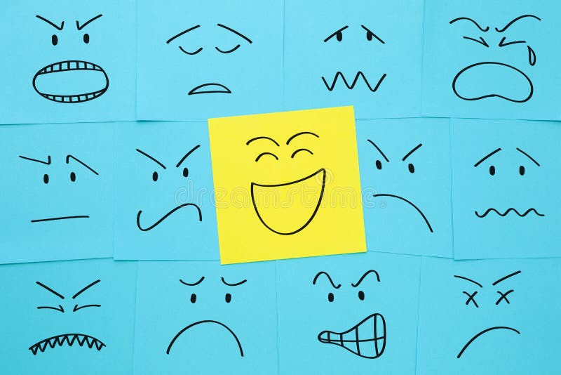 Positive Attitude Customer Satisfaction Happiness Concept Stock Photo ...