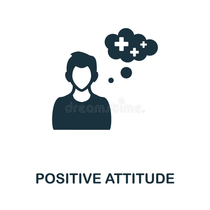 Attitude Icon from Collection. Stock Vector - Illustration of good ...
