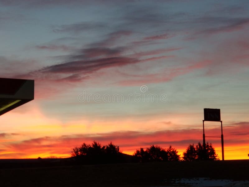 Positive of Being at Work so Early is Watching the Sun Rise! Stock ...