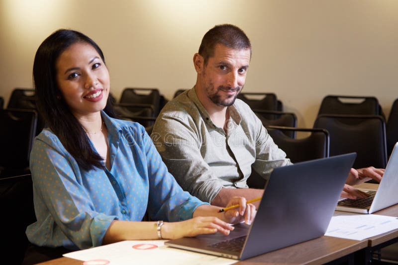 Positive Business Team at Work Stock Photo - Image of project ...