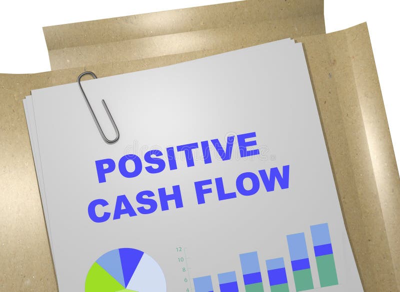Positive Cash Flow concept stock illustration. Illustration of ...