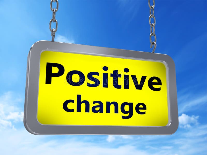 Positive Change Word Cloud stock vector. Illustration of mindfulness ...