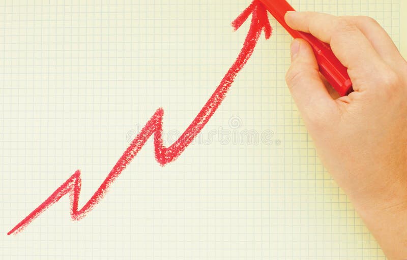Positive chart stock image. Image of presentation, hand - 3260907