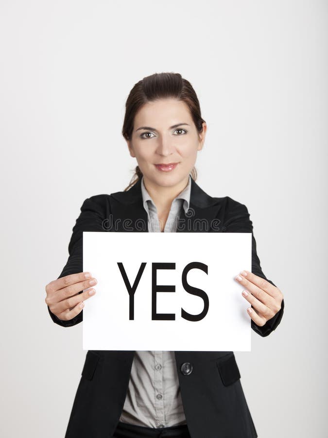 Positive choice stock image. Image of showing, positive - 19709665