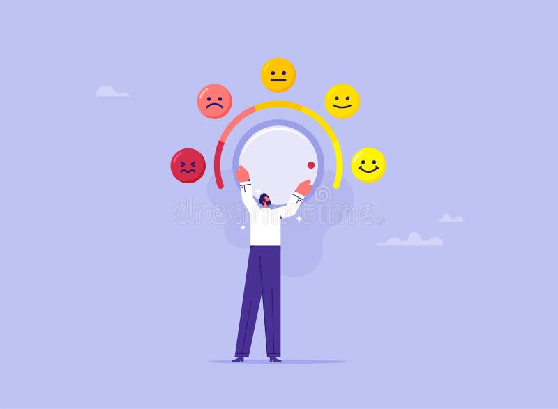 Positive or Client Satisfaction and Ratings Concept Stock Vector ...