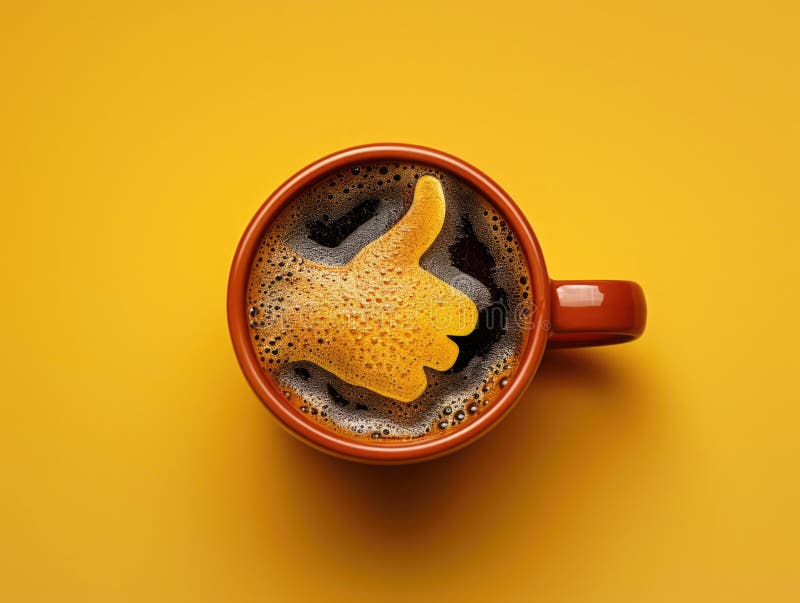 Positive Coffee Vibe stock image. Image of social, generated - 362809741