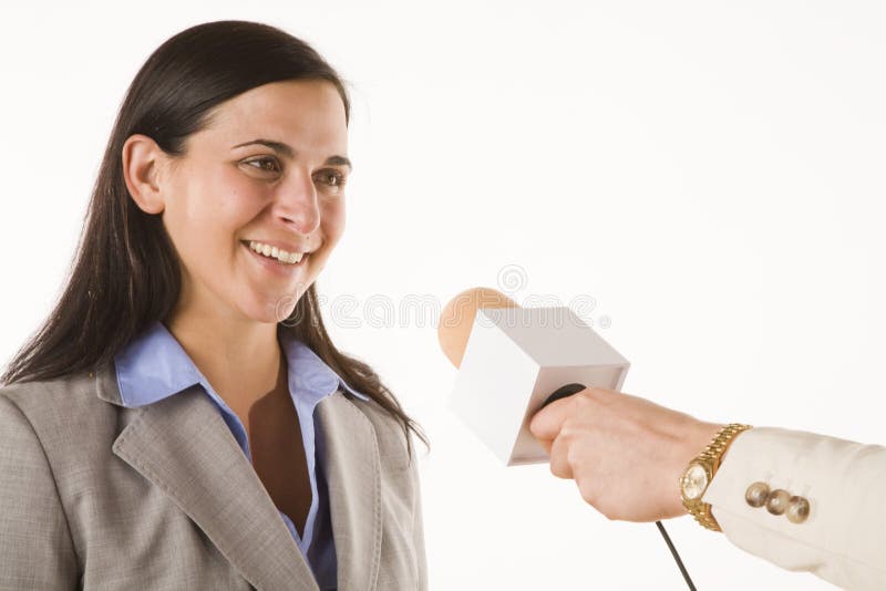 Positive commentary stock image. Image of positive, reporter - 9969941