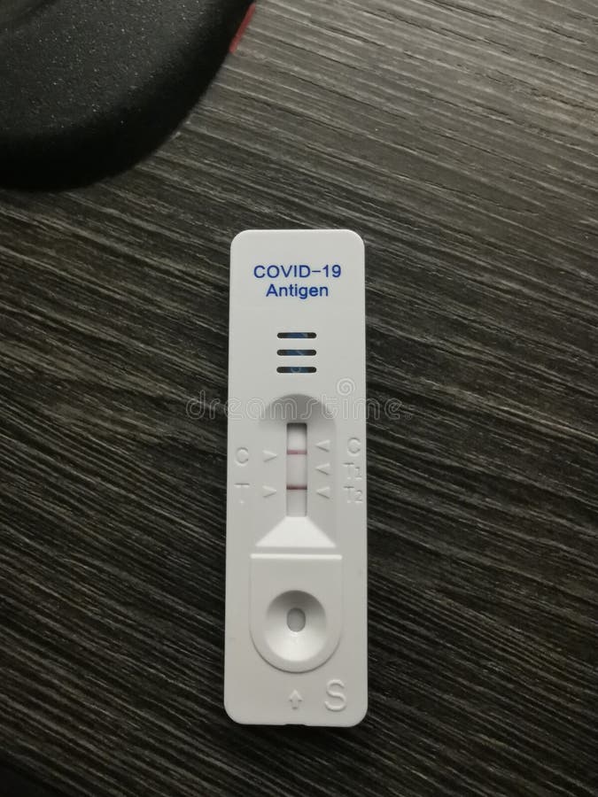 Positive covid-19 test stock photo. Image of disease - 242944380