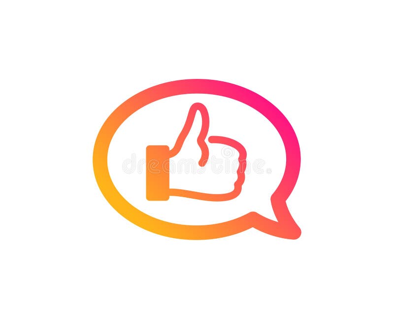 Positive Feedback Icon. Communication Sign. Vector Editorial Stock ...