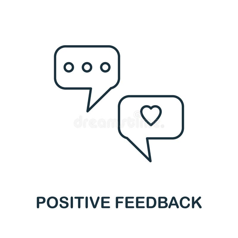 Feedback Icon from Customer Service Collection. Simple Line Element ...