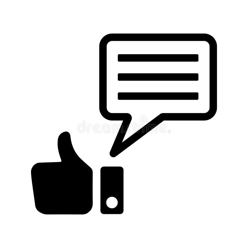 Positive Feedback icon stock vector. Illustration of icon - 269756841