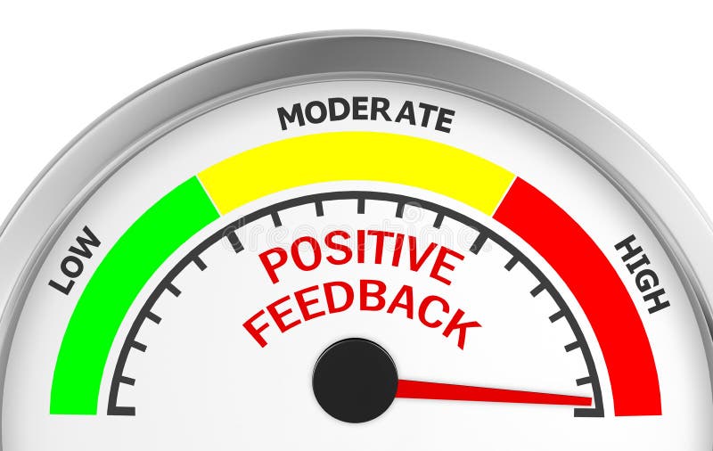 Positive feedback stock illustration. Illustration of quality - 79958246