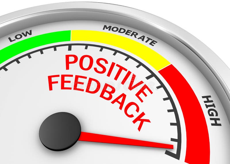 Positive feedback stock illustration. Illustration of answer - 87597231