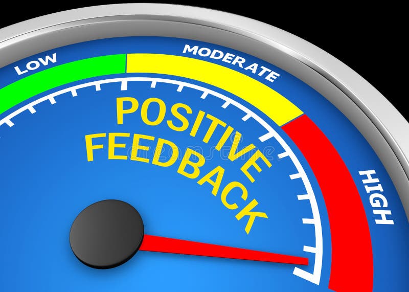 Positive feedback stock illustration. Illustration of answer - 87597231