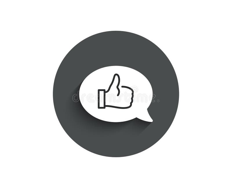 Positive Feedback Simple Icon. Communication Sign. Stock Vector ...