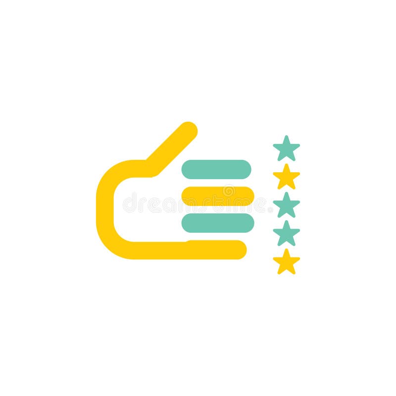 Positive Feedback Vector Logo Design Template Stock Vector ...