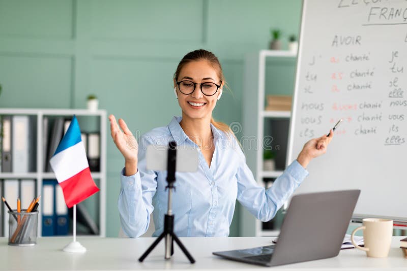 Teaching french stock photo. Image of language, chalk, student - 660934