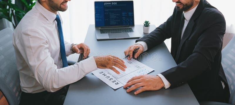 Positive and Friendly Interview with Candidate Feeling Confident ...