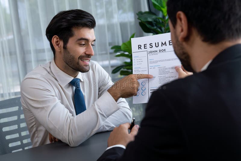 Positive and Friendly Interview with Candidate Feeling Confident ...