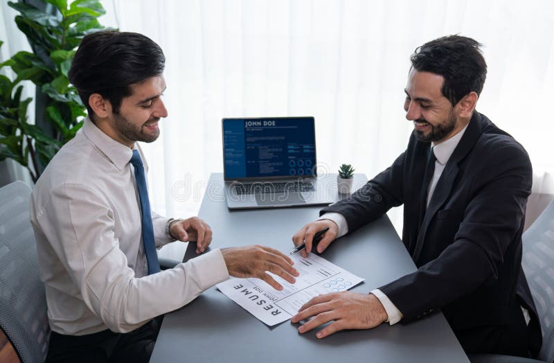 Positive and Friendly Interview with Candidate Feeling Confident ...