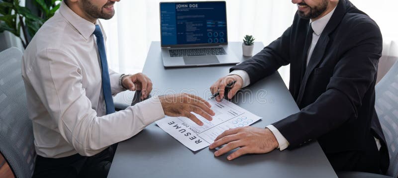 Positive and Friendly Interview with Candidate Feeling Confident ...