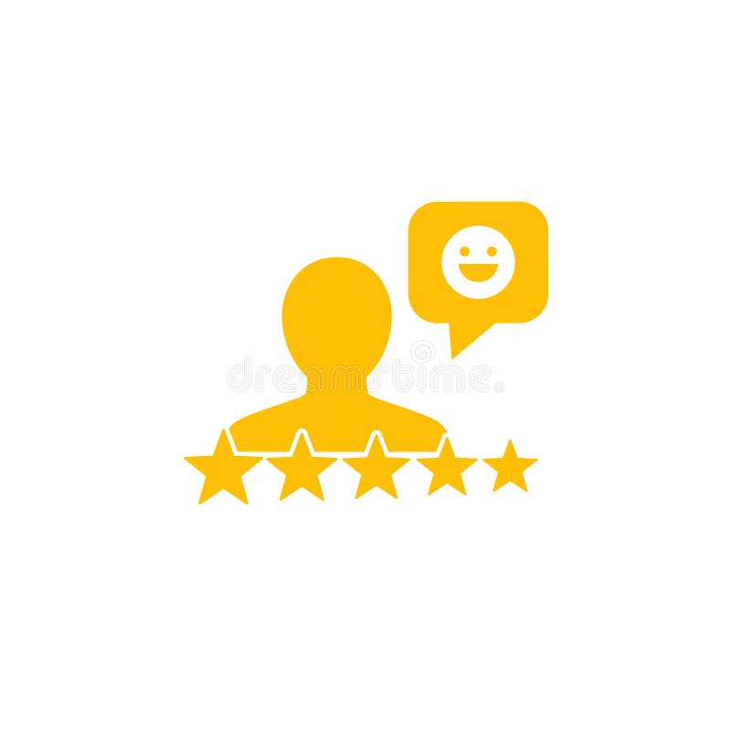 Positive, Good Feedback Vector Icon Stock Vector - Illustration of ...