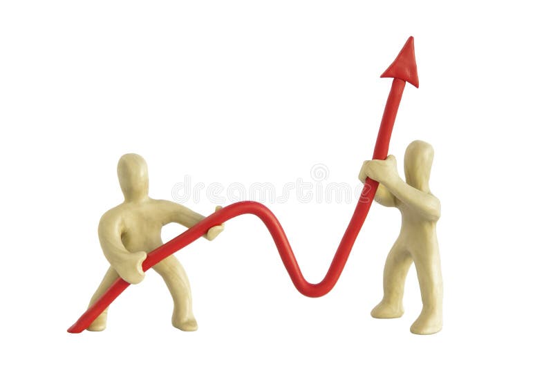 Positive graph stock photo. Image of chart, progress - 94982506