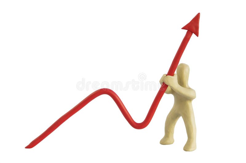 Positive graph stock photo. Image of chart, progress - 94982506
