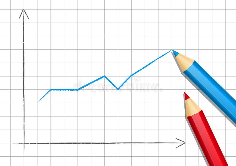 Positive graph icon stock vector. Illustration of office - 31288216