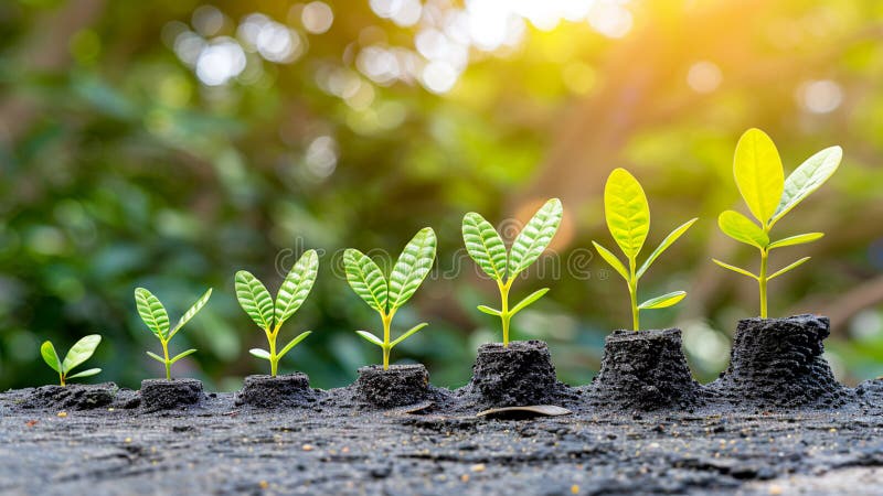 Positive Growth Step by Step Self Development Journey Stock Image ...