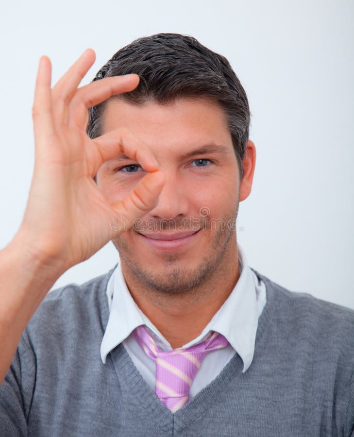 Positive handsome man stock photo. Image of hair, cheerful - 13191504