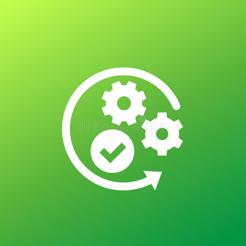 Positive Impact Icon on White, Line Stock Vector - Illustration of ...